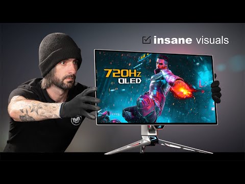 THIS is Peak 1440p OLED Gaming... | 720Hz ROG Swift PG27AQWP-W Monitor First Look