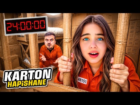 KARTON HAPİSHANEDE 24 SAAT CHALLENGE !!!