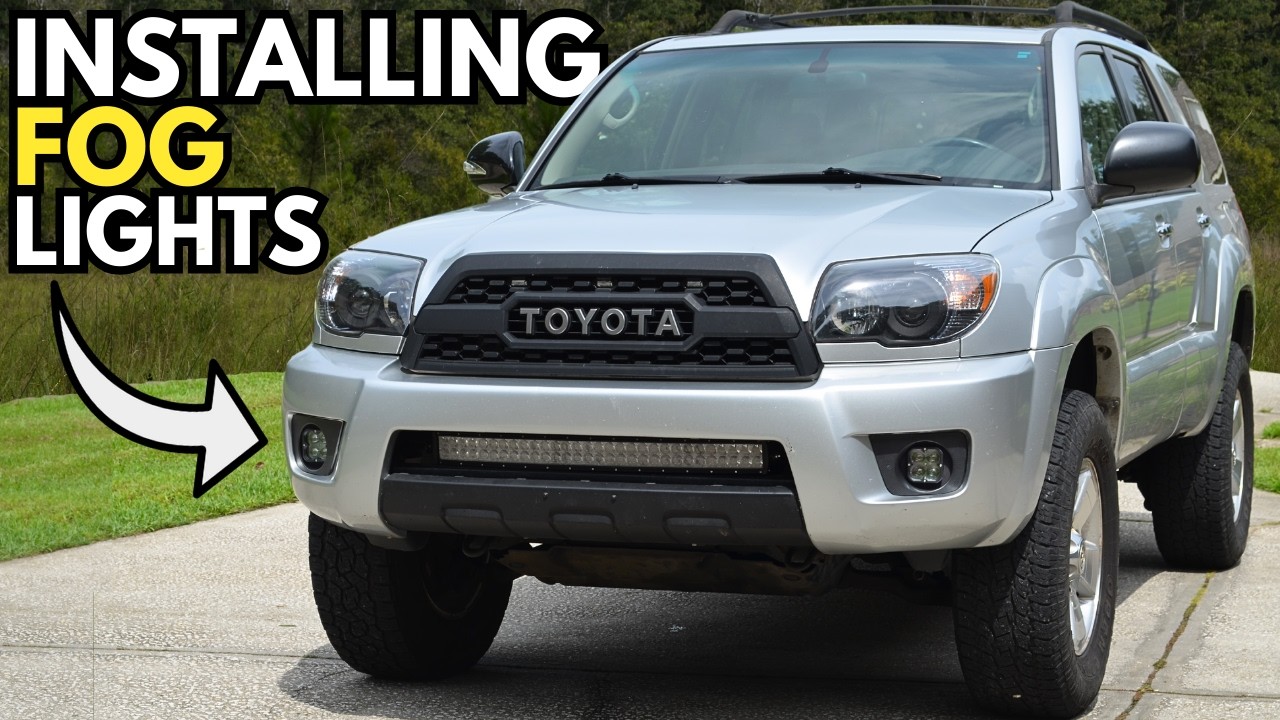 Toyota 4Runner Fog Lights Installation Guide (4th Gen) - YouTube