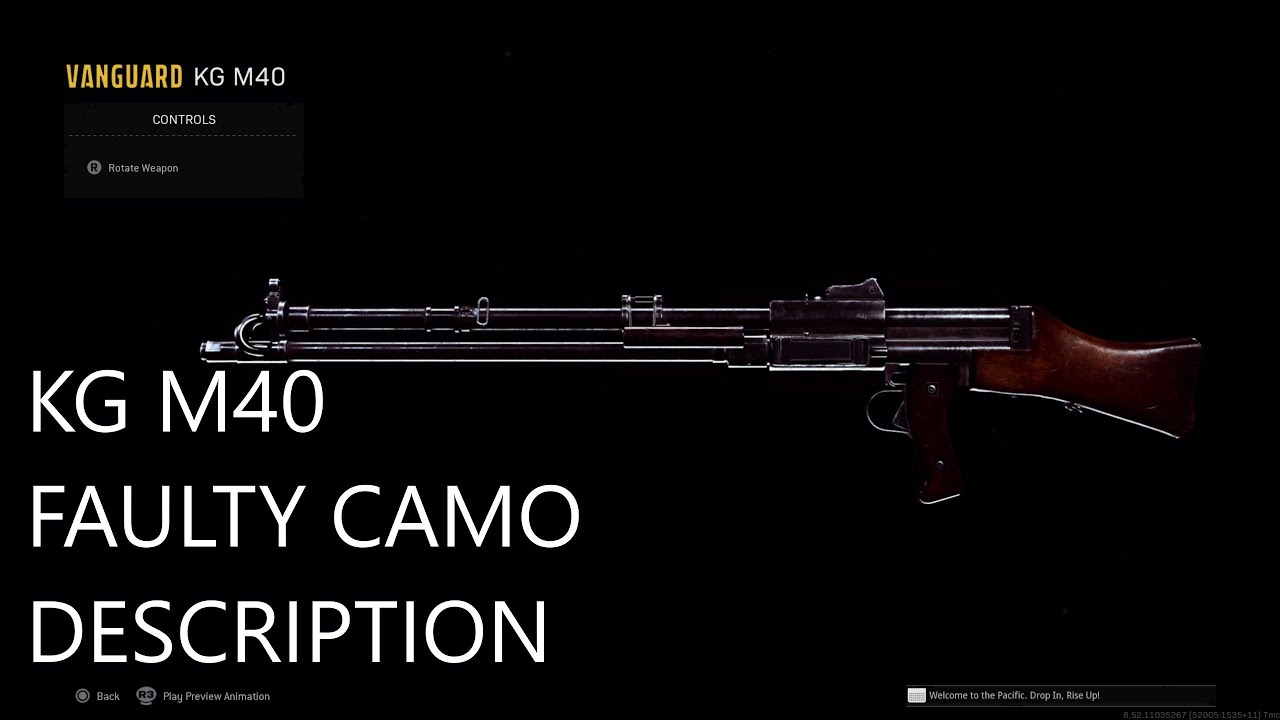 NEW KG M40 Glitched Camo Explained with Weapon Class (How To Get GOLD ...