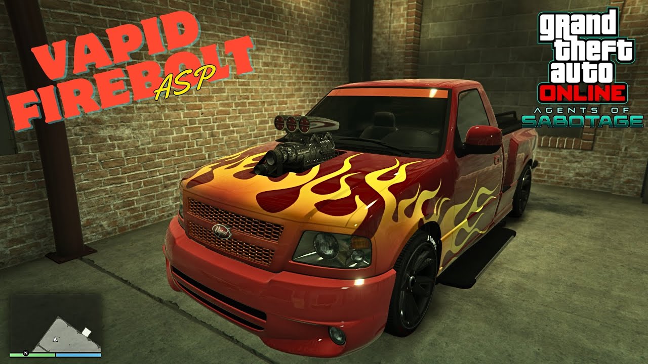 NEW CAR VAPID FIREBOLT ASP Customization in GTA ONLINE - YouTube