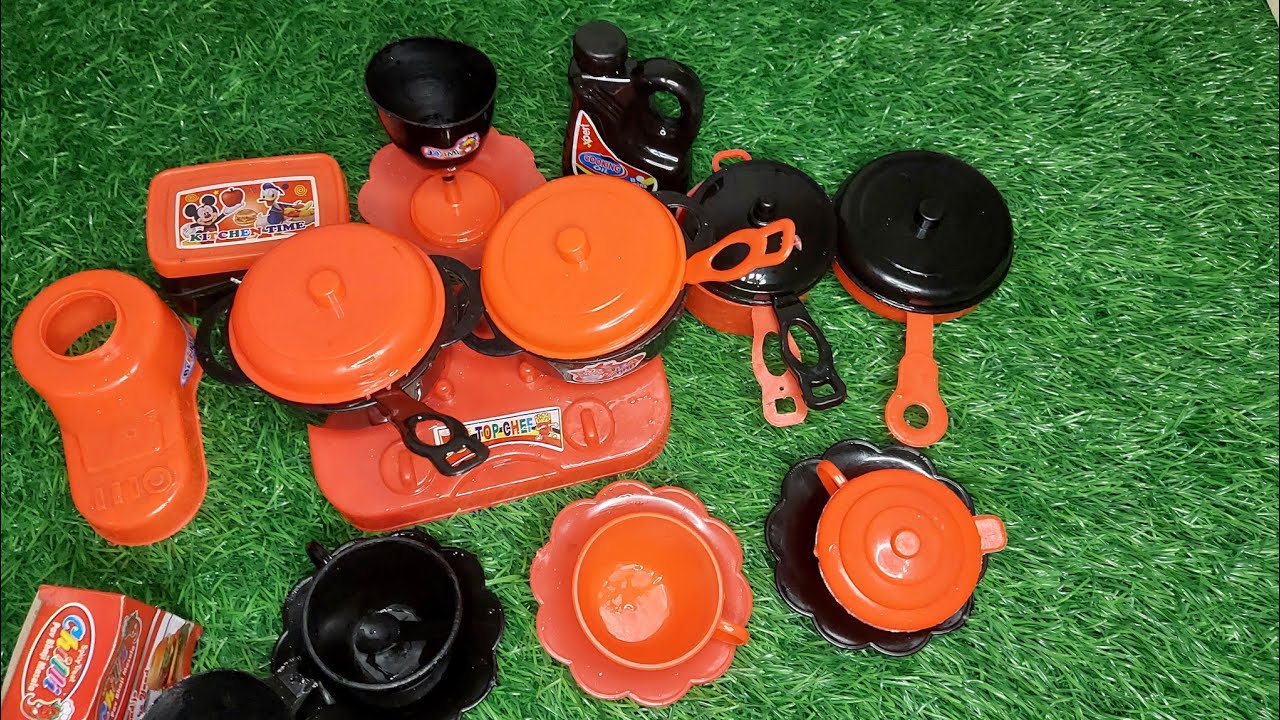 kitchen set unboxing - YouTube