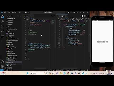 React Native Tutorial #5 | Touchables - YouTube