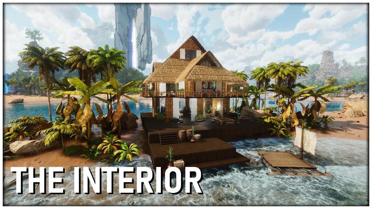 Ark Survival Ascended: A Beach House Interior Design - YouTube