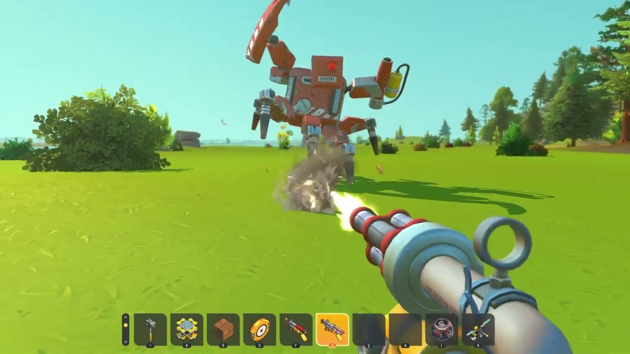 How To Kill Farmbot - [Scrap Mechanic] - YouTube
