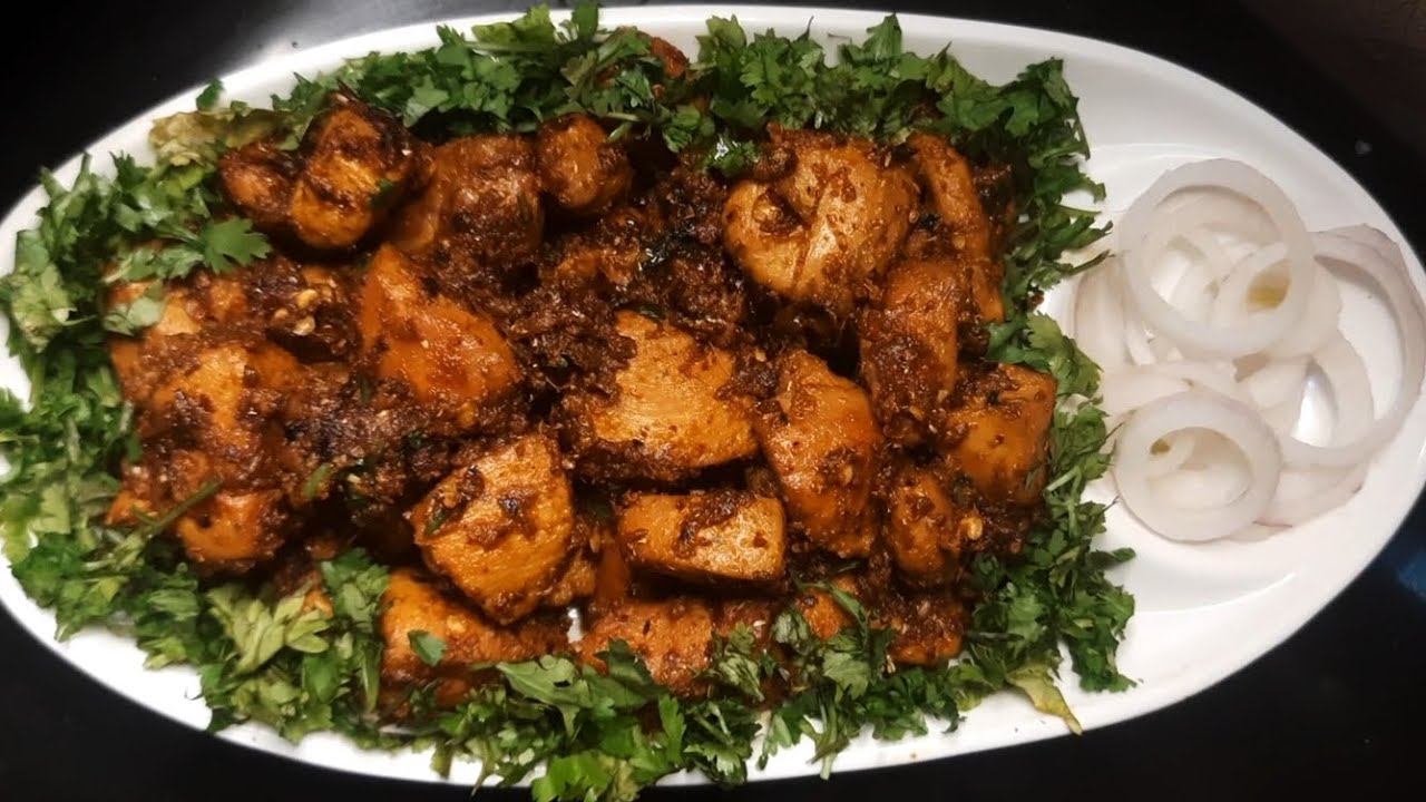 Cocktail garlic chicken - YouTube