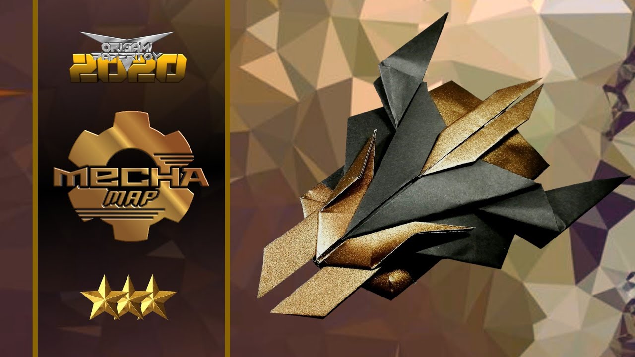 Origami Plane Papertoy - MECHA MAP (Mecha Troopers part 4) - deyeight ...