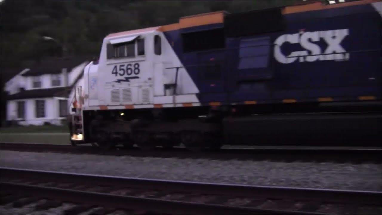 CSX 4568 "Operation Lifesaver" Leads X653 - YouTube