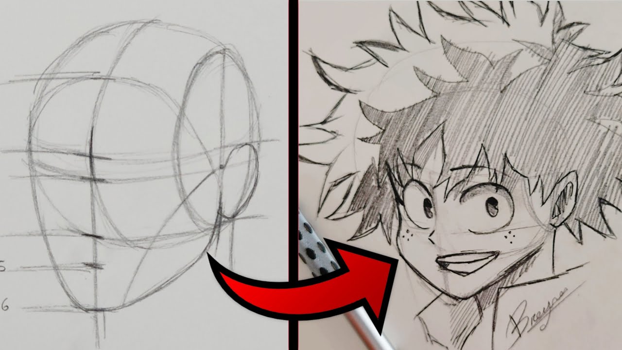 APRENDE A DIBUJAR ANIME DE ESTA MANERA!! | METODO LOOMIS - YouTube