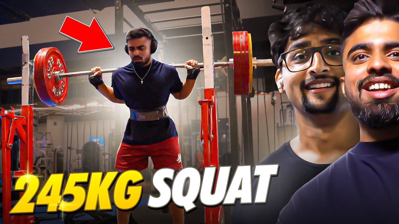 Conquering 245 kg Squat | 2 weeks out - YouTube