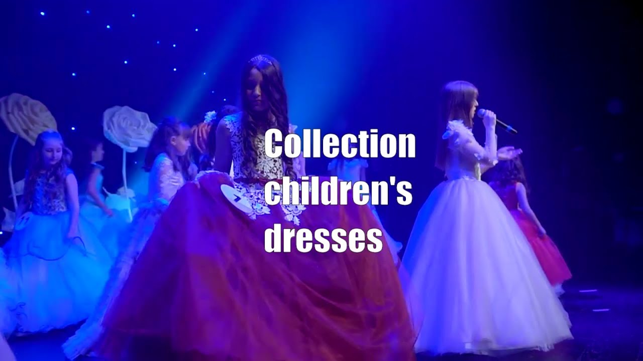 Collection children's dresses| Детская коллекция платьев - YouTube