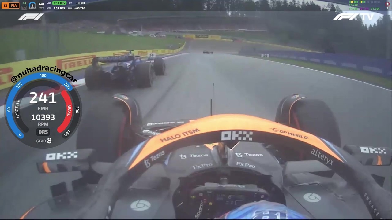 Oscar Piastri's Insane Double Overtake At The 2023 Austrian Grand Prix - YouTube