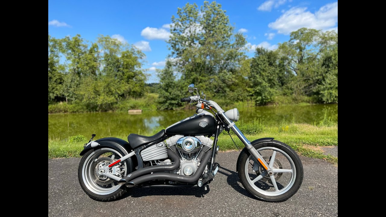 2009 Harley-Davidson Softail Rocker FXCW 96" Twin Cam 6-Speed 9,830 ...