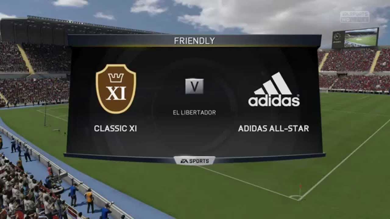 FIFA Classic XI vs Adidas all-star - YouTube