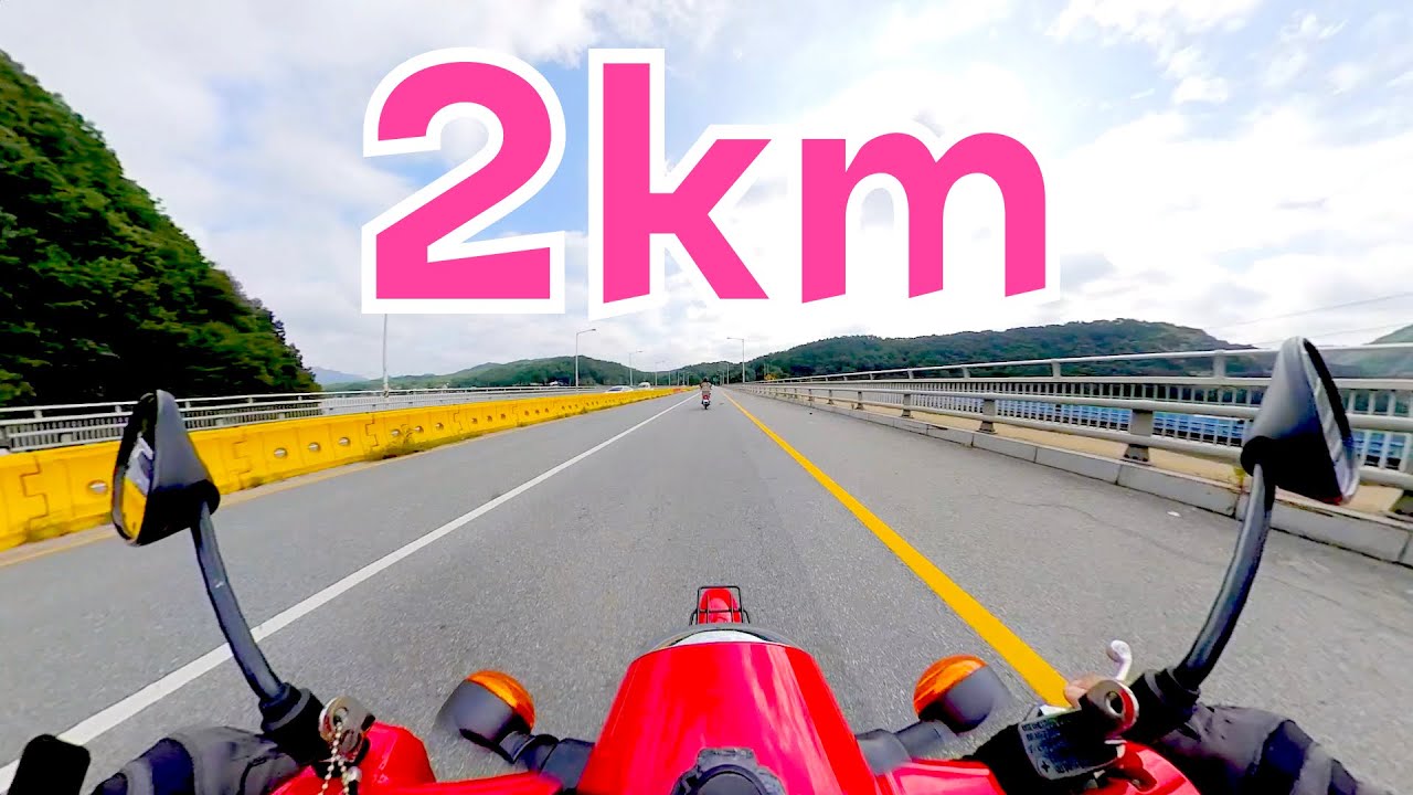 살기 위해 2km를 더 달렸다. 🛵💨 #오토바이 #바이크 #슈퍼커브 - YouTube