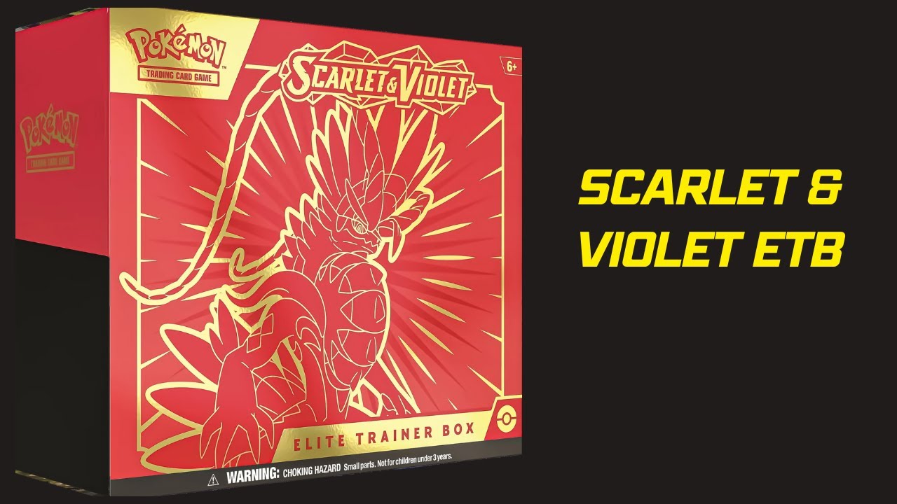 Scarlet & Violet ETB Opening - YouTube