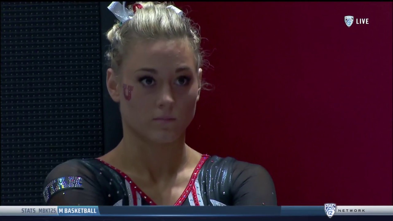 Tiffani Lewis (Utah) 2018 Vault vs Washington 9.9 - YouTube