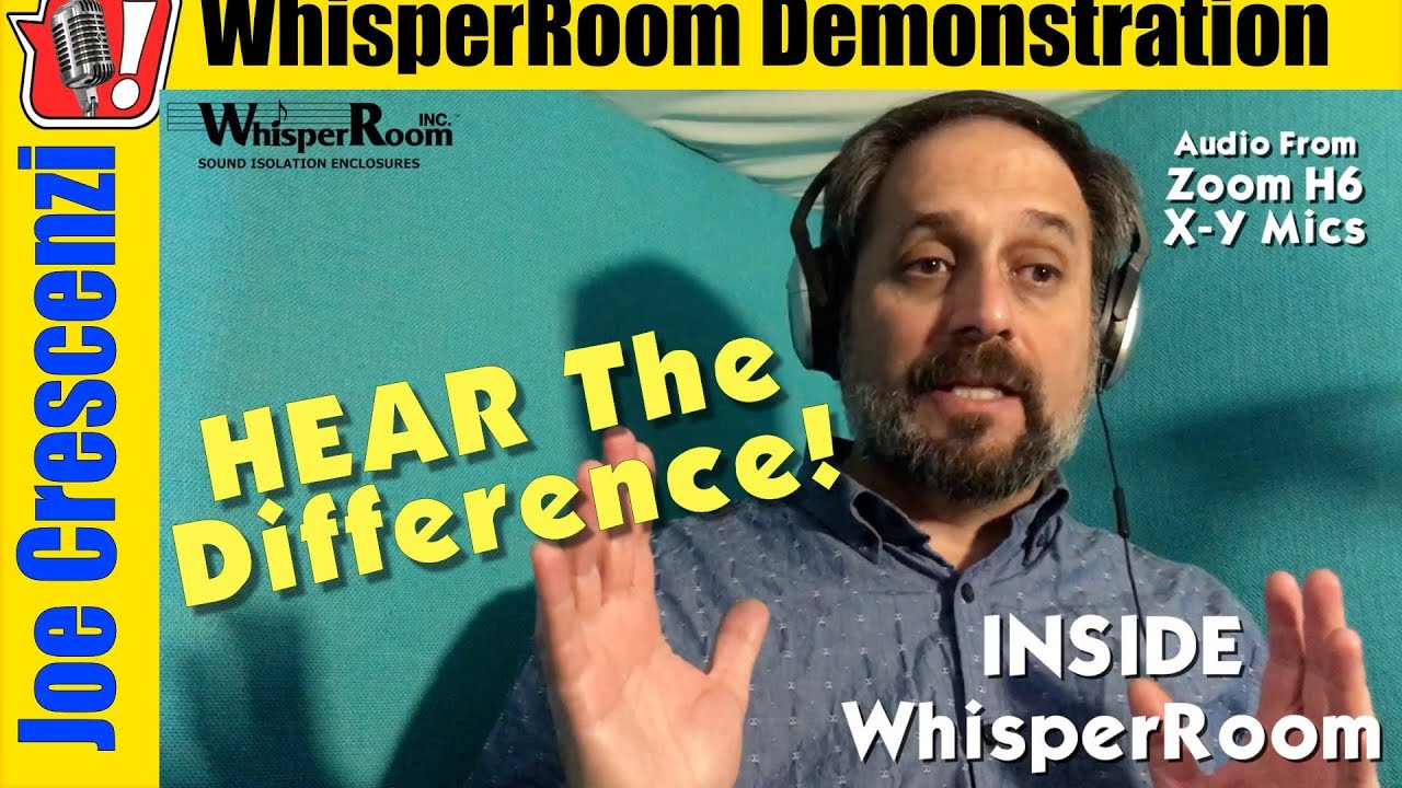 WhisperRoom Demonstration. Big Difference! Clap + Echo Test VoiceOver ...
