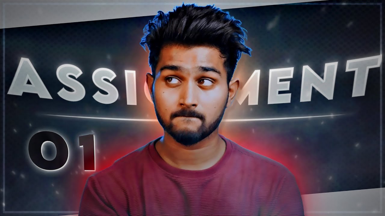 Tharun speaks | First Assignment | Tharun speaks editing course ...