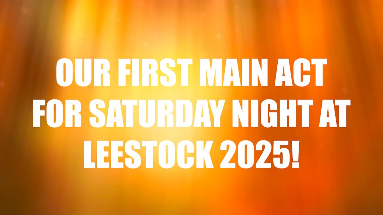 Announcing our first main act for Saturday night at LeeStock 2025 ...