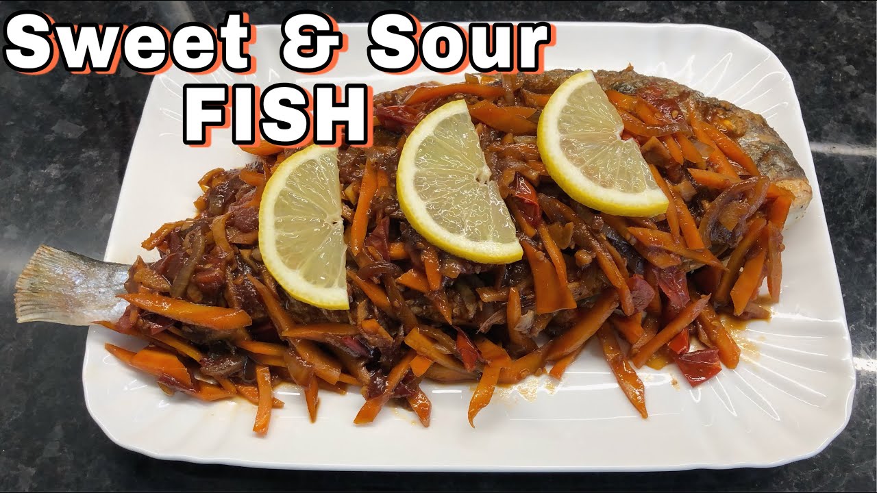 SWEET AND SOUR FISH | ESCABECHE FILIPINO RECIPE | SÜSS SAUER FISCH ...