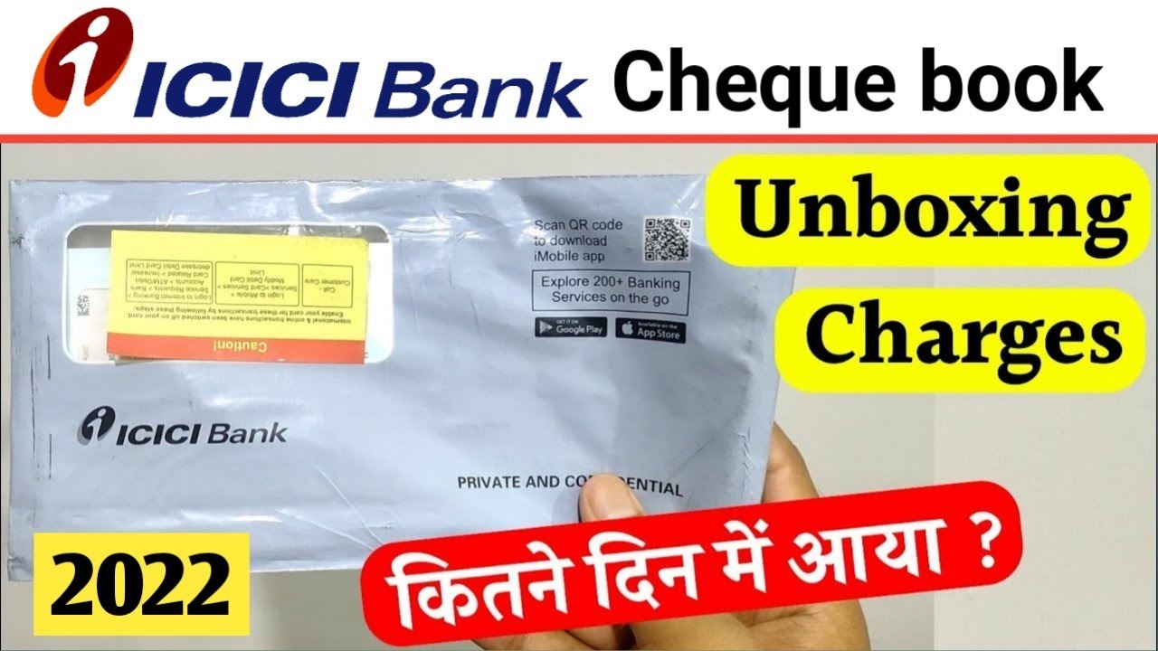 ICICI Mine Account Welcome Kit Unboxing | ICICI Mine Cheque Book ...