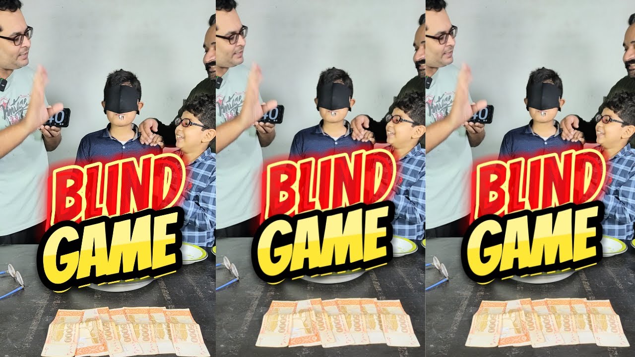 Blind Game and Hunt Boiled EGG Challenge - YouTube