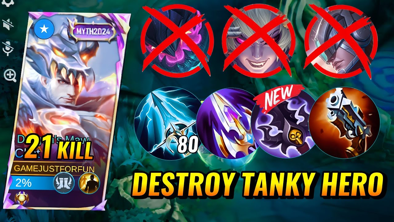 CLINT NEW SECRET DAMAGE BUILD TO DOMINATE TANKY HEROS IN RANK 🔥( SOLO ...
