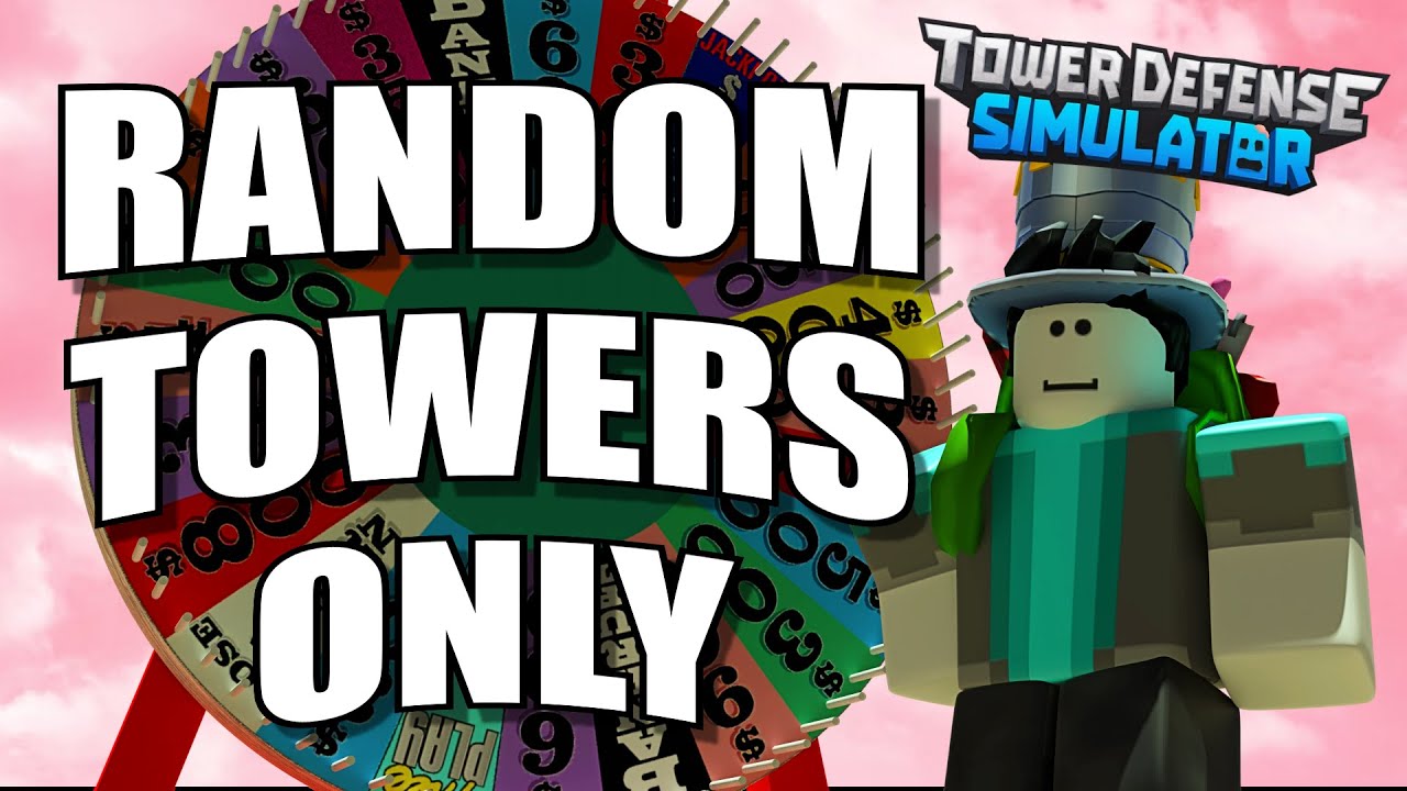 RANDOM TOWERS CHALLENGE - TDS Roblox - YouTube