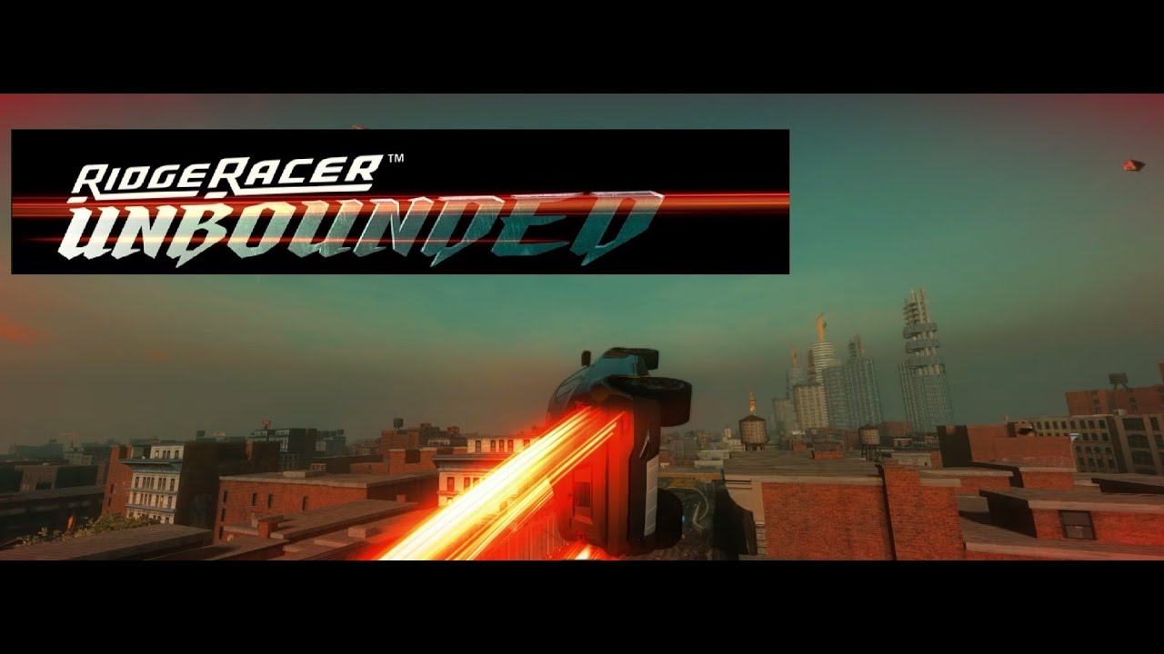 RIDGE RACER UNBOUNDED - FLYING CAR - YouTube