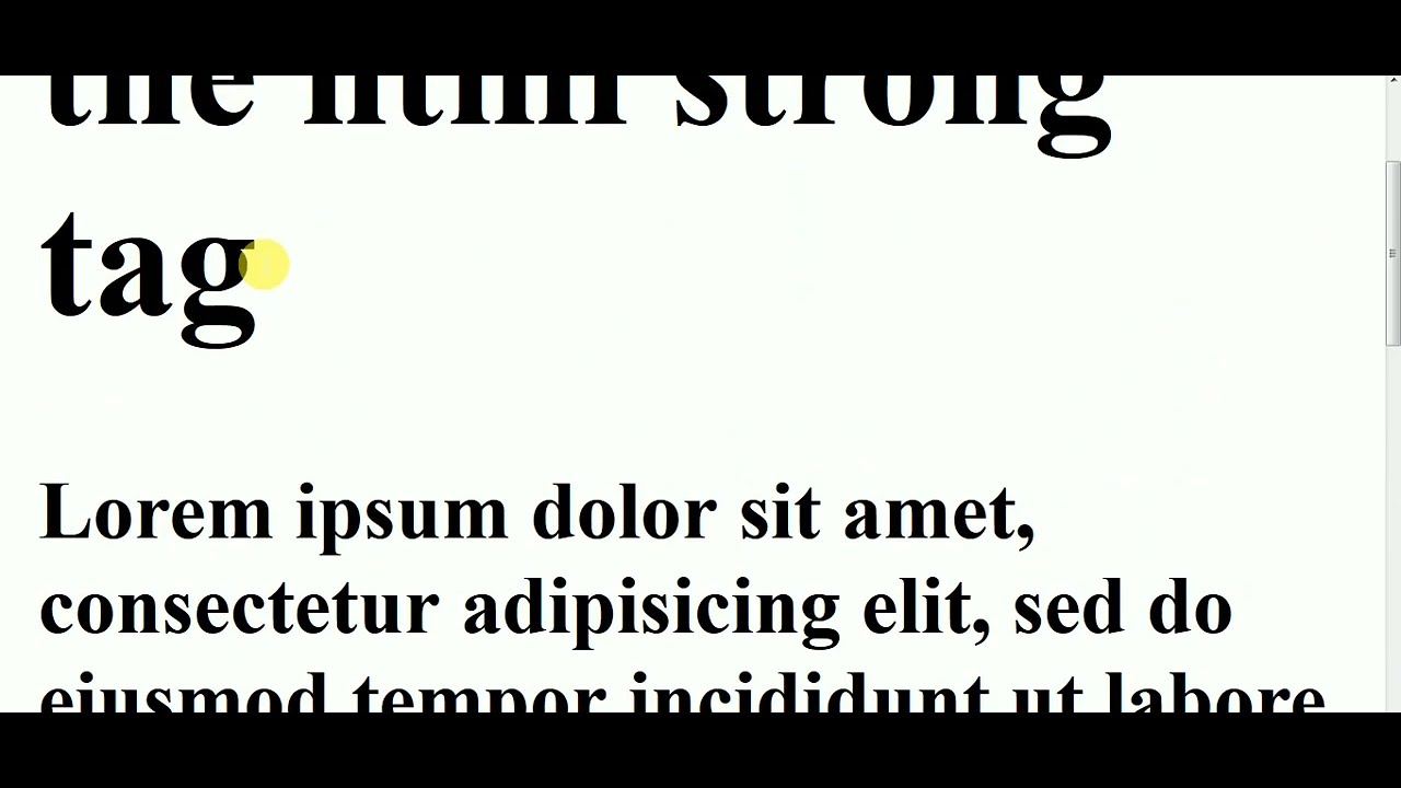The Html Strong Tag Coding Htmltags Html Html5 Htmltutorial 7150