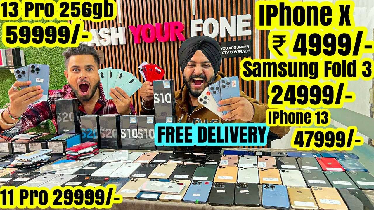 सिर्फ़ 999/- 😍 Iphone X 5000/- 13 pro 256gb 59999/- 6s 3999/- fold 3 ...