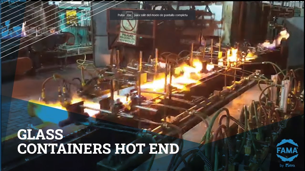 Automation Glass Containers Hot End - YouTube
