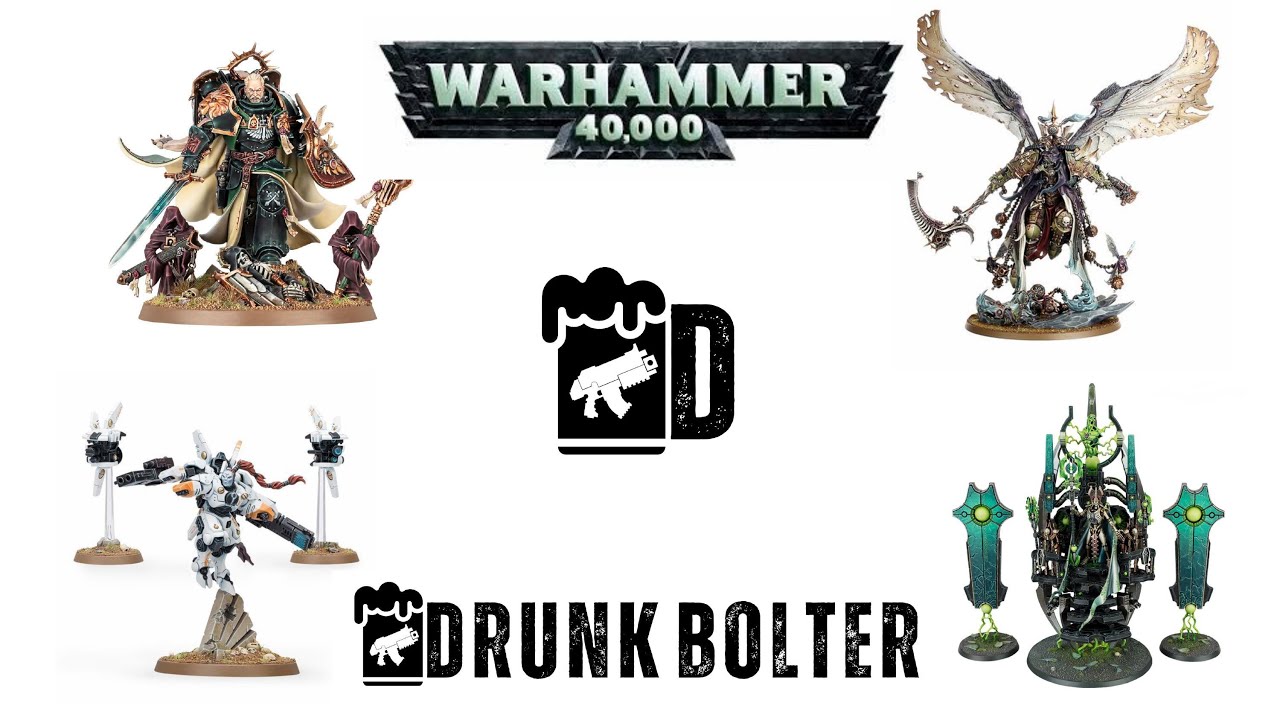 Dark Angels & Tau vs Death Guard & Necrons | Warhammer 40k Apocalypse ...