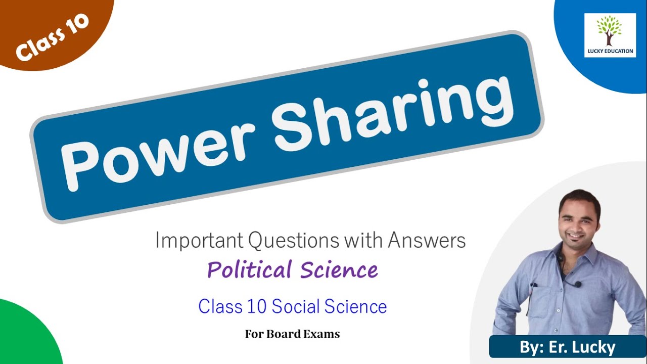 Chapter 1 Power Sharing - Important Questions with Answer | Class 10 ...