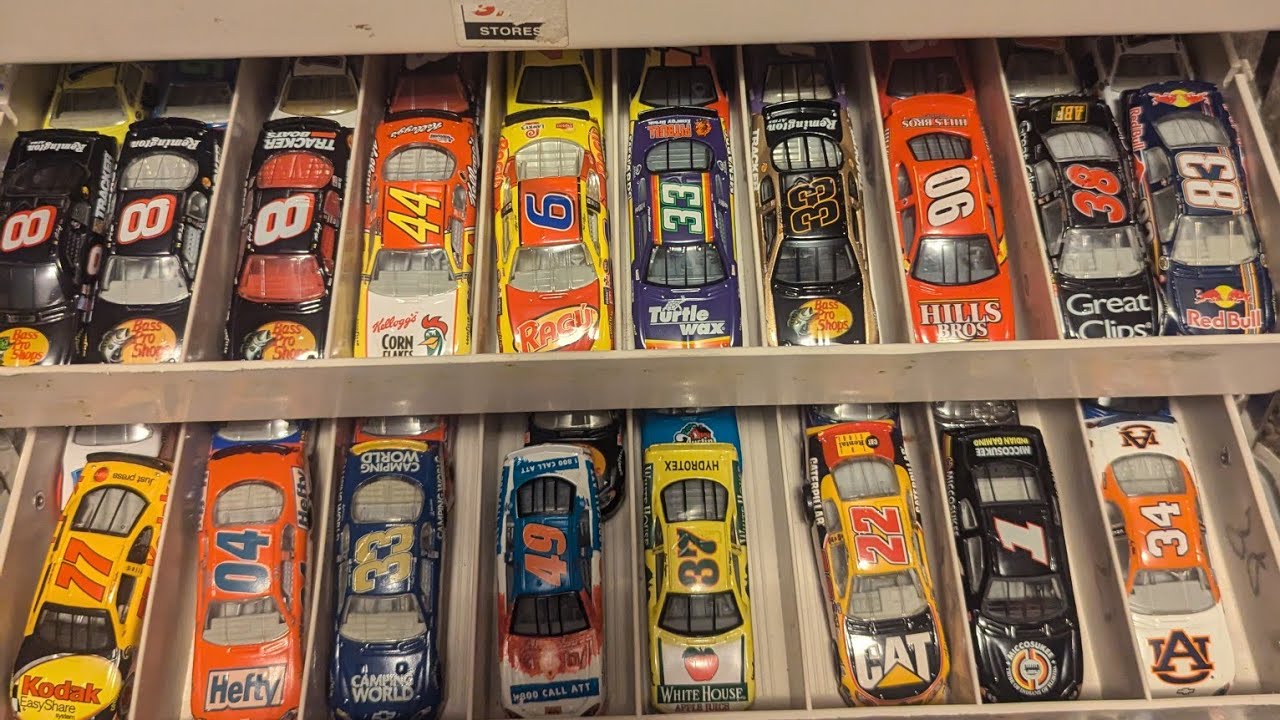 1:64 NASCAR Case Showing- Bin 1 - YouTube