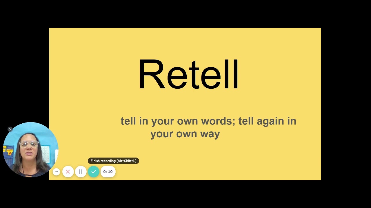Retell Word of the Week - YouTube
