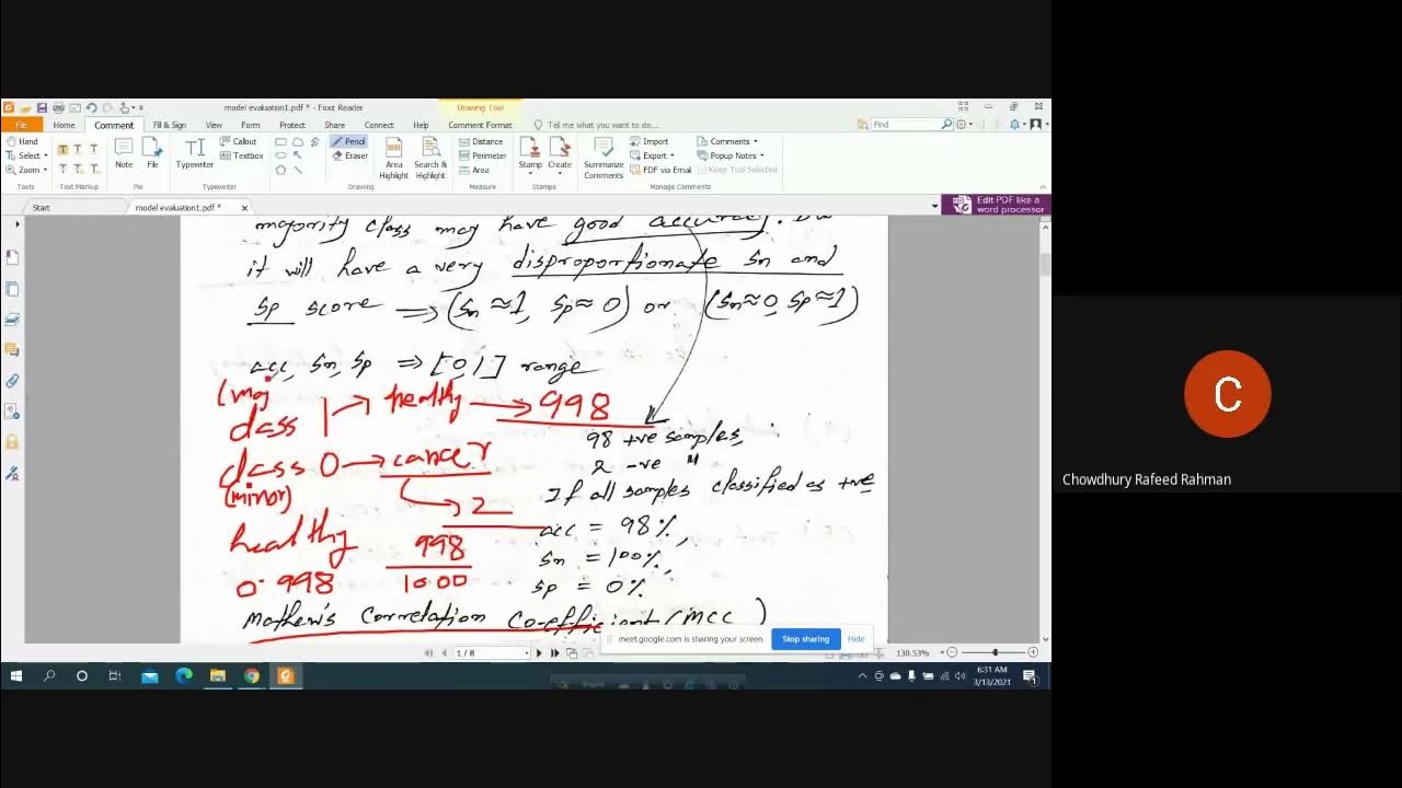 Class 7 - Machine Learning (Theory) 211 [Chowdhury Rafeed Rahman] UIU Docs - YouTube