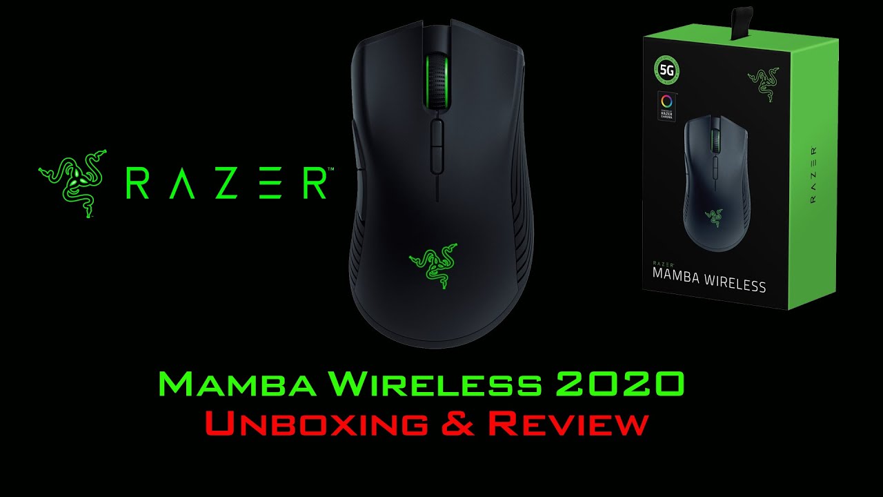 Razer Mamba Wireless Unboxing & Rewiew - YouTube