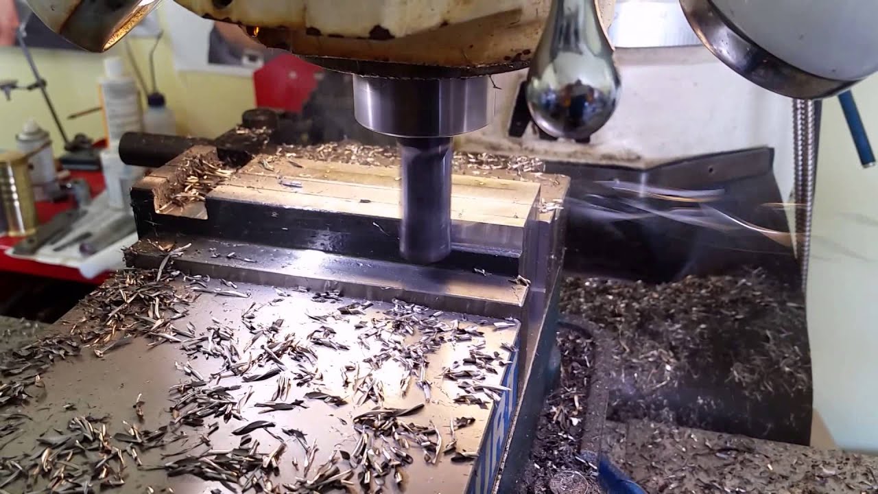 Jet vertical milling bow press fingers - YouTube