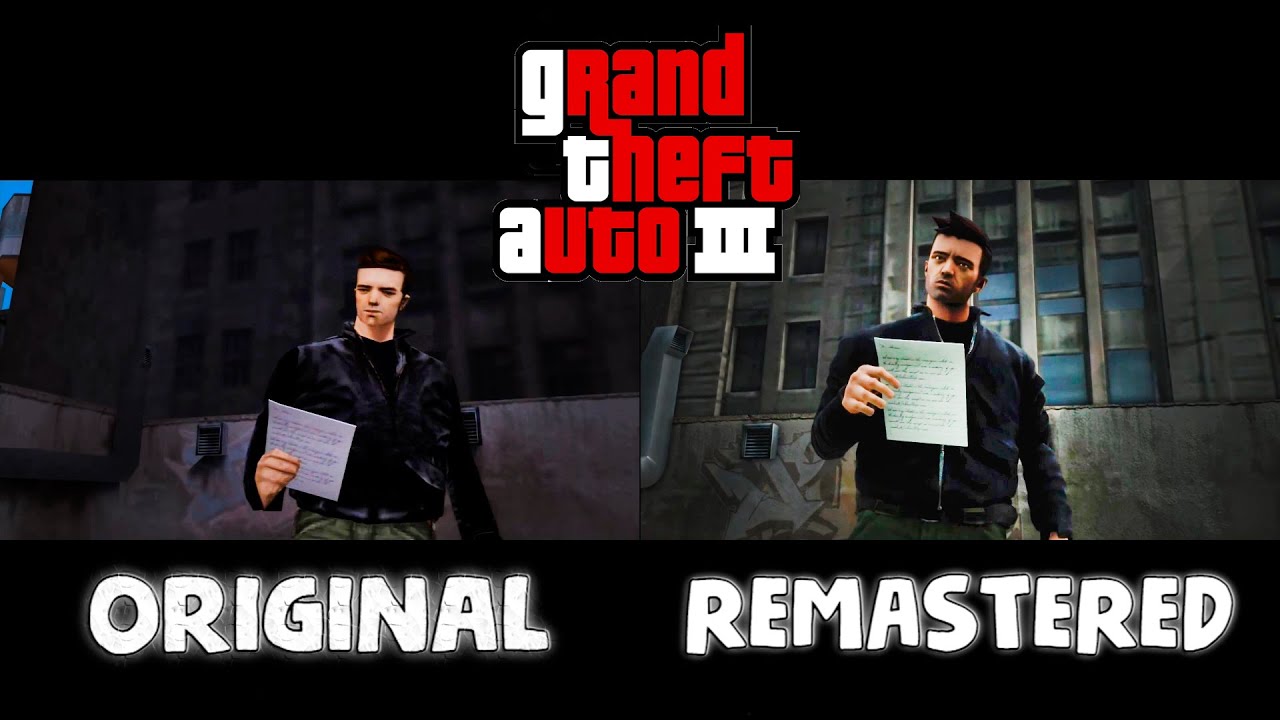 Grand Theft Auto III ORIGINAL vs REMASTERED | Comparison - YouTube