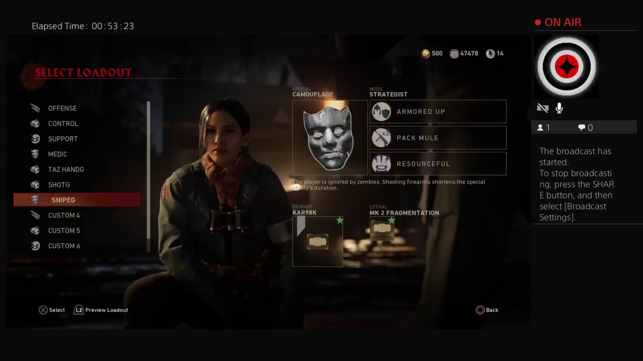 TiredBlood's Live ps4 cod WWII zombies-final reich map - YouTube