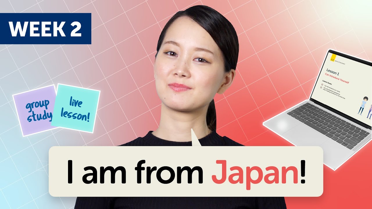 Level 1 Japanese - Week 2 - Express Where You're From with Confidence ...