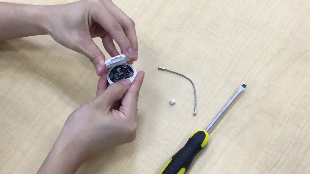 Security Tag Battery Change - YouTube