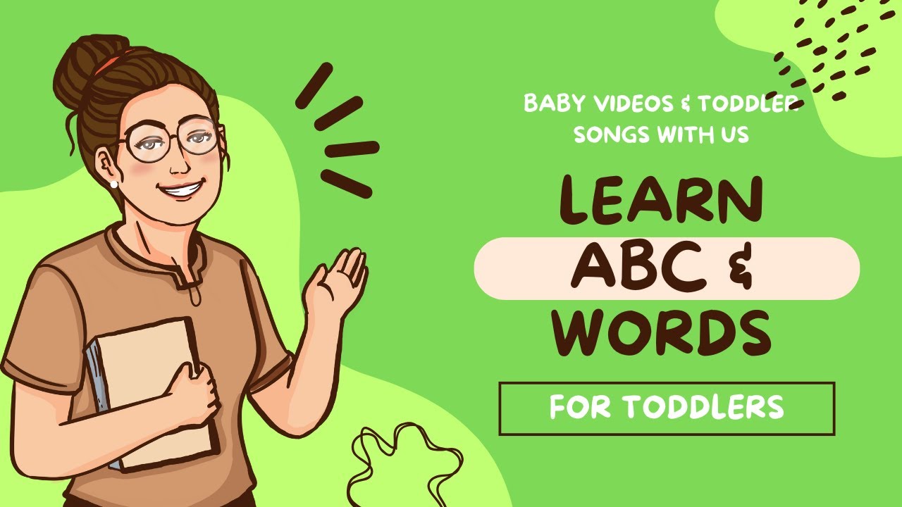 Toddler Learning ABC, First Words, Colors, Numbers, Shapes | Baby ...