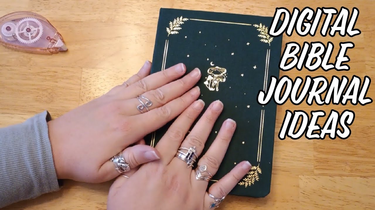Digital Bible Journal || Easy Ideas to Print and Create for Beginners ...