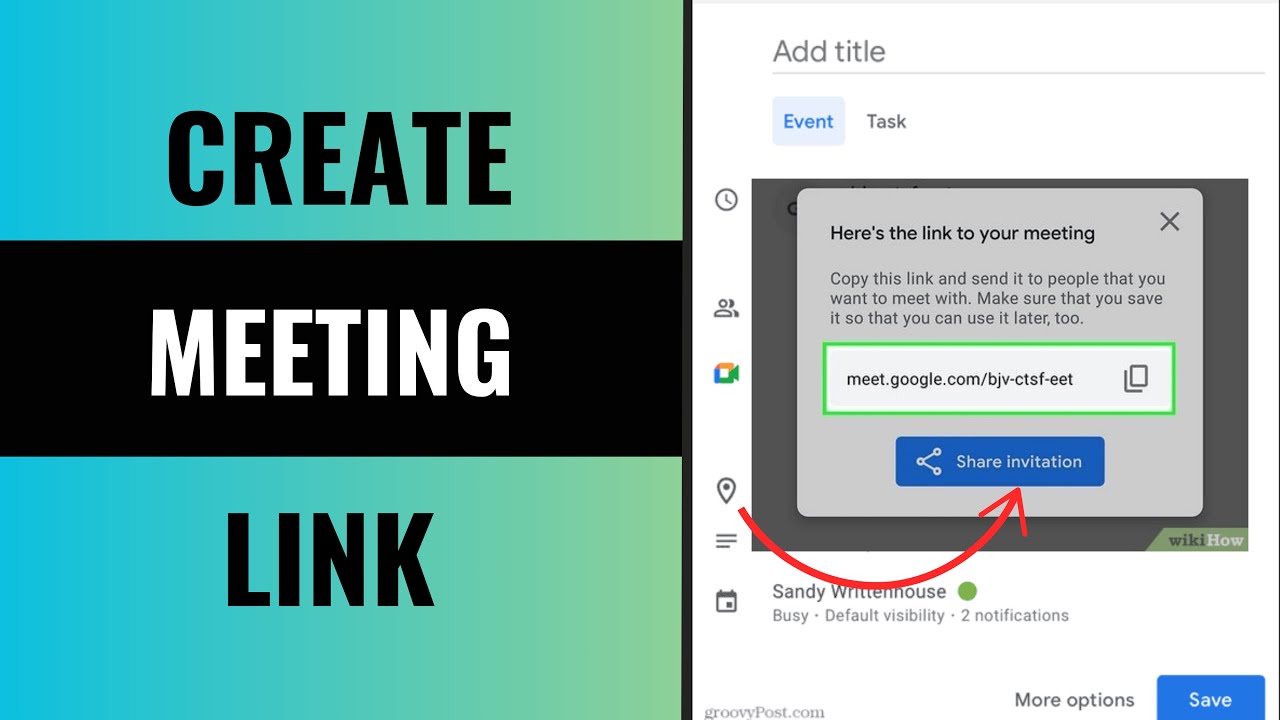 How to Create Google Meeting Link on your Phone - YouTube