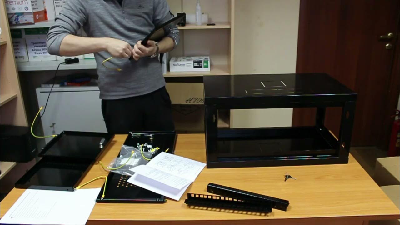 Как собрать настенный шкаф для телекоммуникационного оборудования Youtube