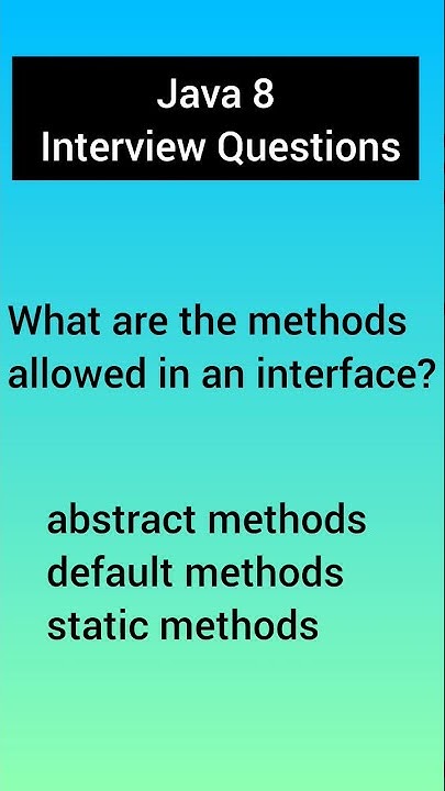 Java8 Interview Questions #shristitechacademy #java8interviewquestions ...
