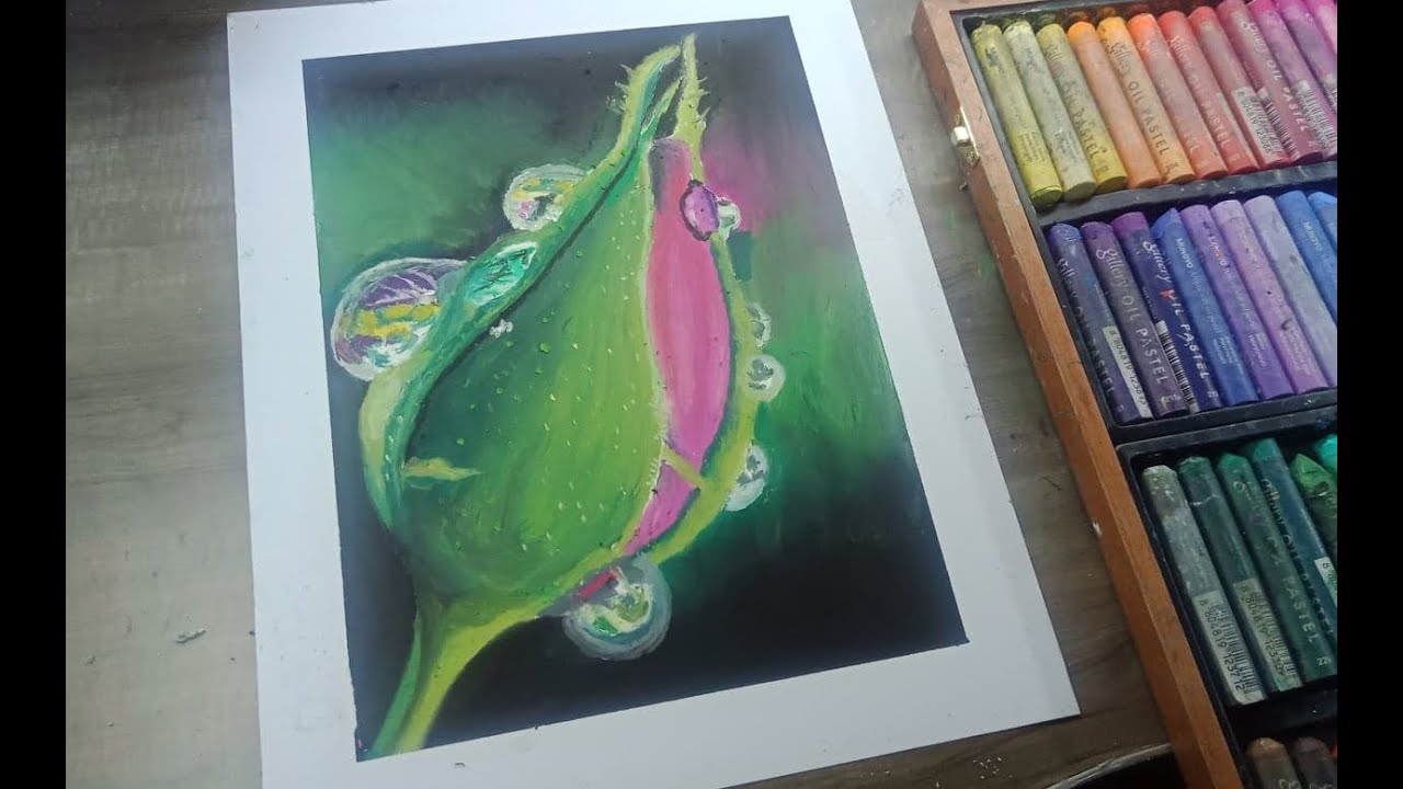 Fresh ROSE | Soft Oil Pastel | step by step drawing tutorial - YouTube